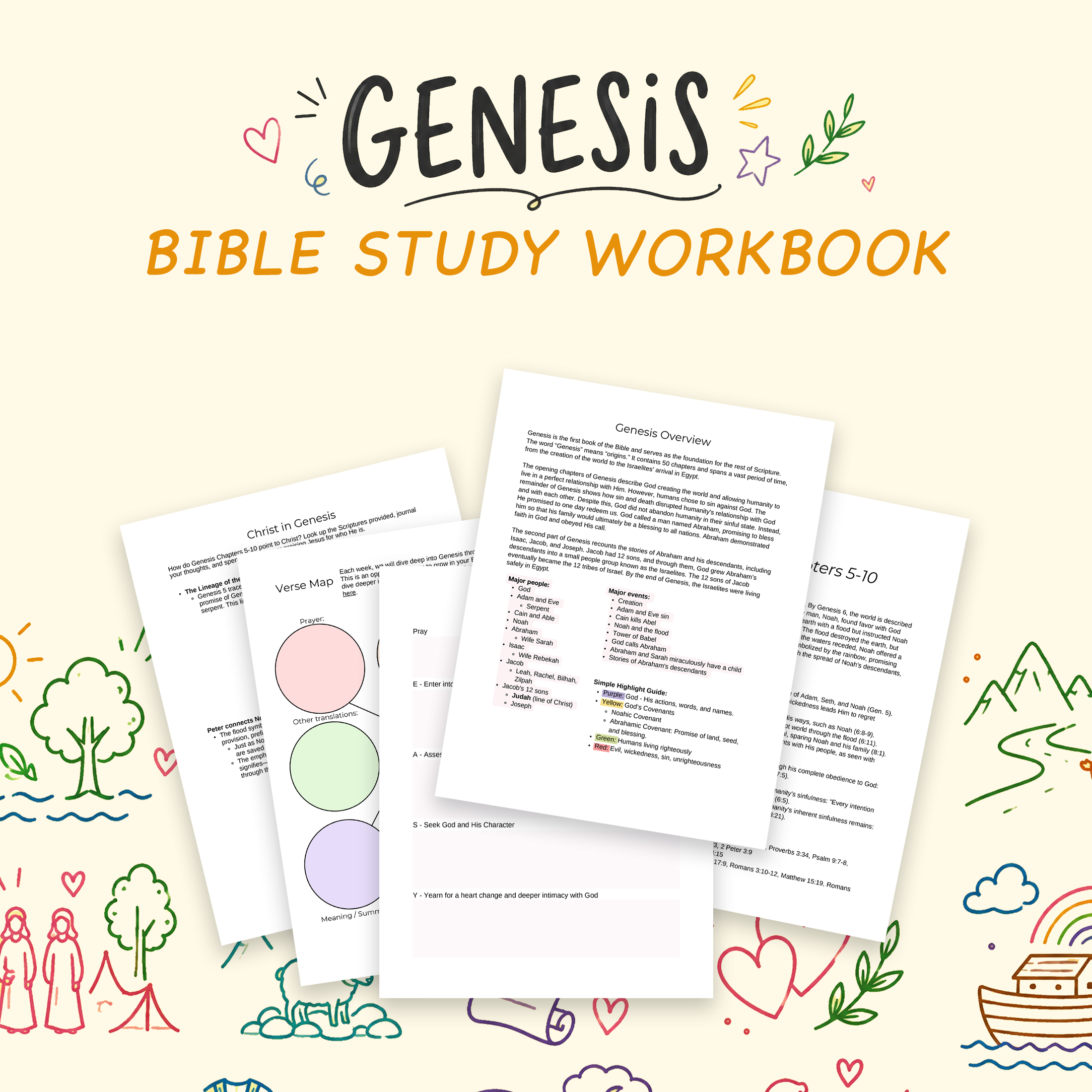 Genesis Bible Study Free Printable